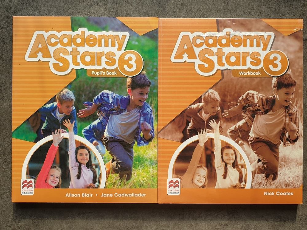 Комплект Academy stars 3: Students' Book and workbook (учебник и ...