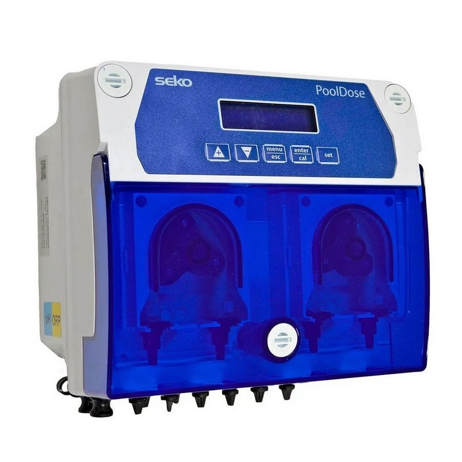 Автоматическая станция дозирования Seko PoolDose Double pH/Rx, 1,5 л/ч-1,5 бар, 0-14pH / -99 ...