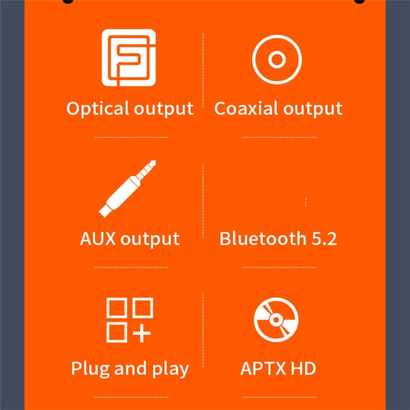 Беспроводной приемник CSR APTX HD Bluetooth 5.2 Hi Fi стерео ...