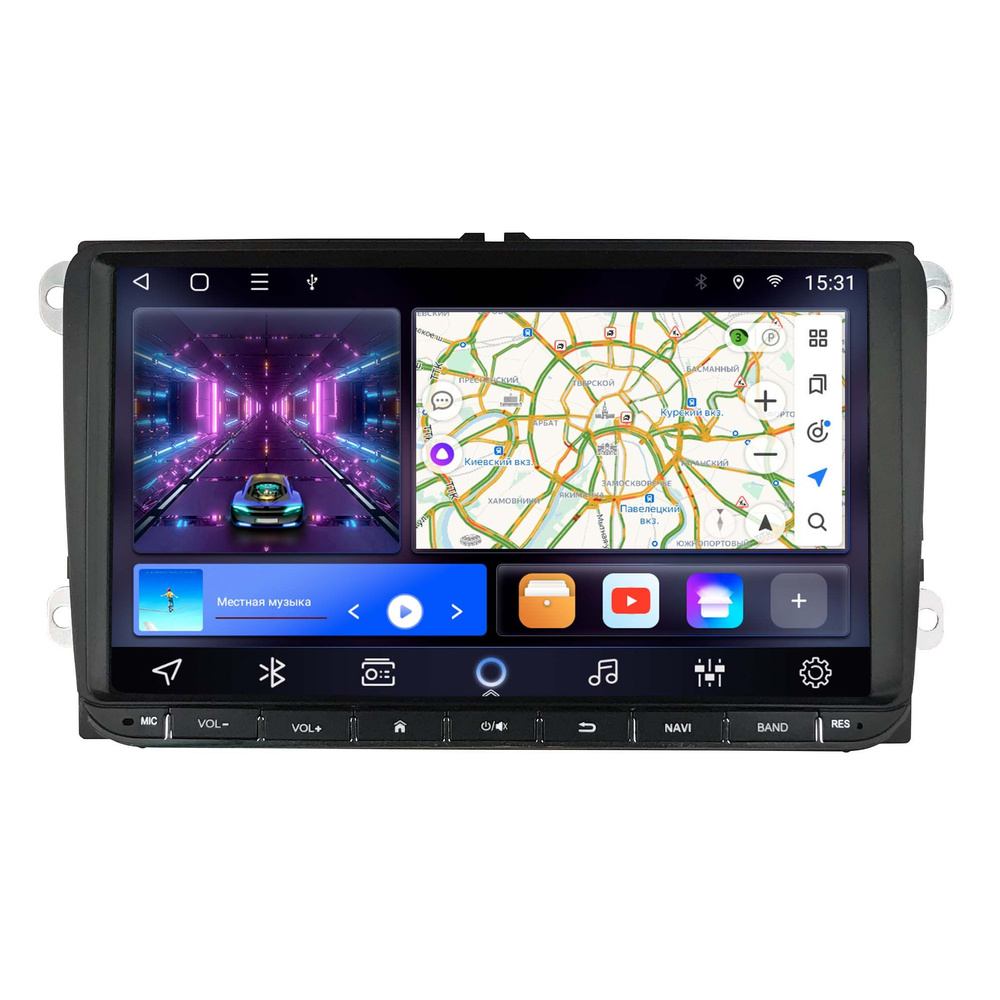 Магнитола общая Android 2/32GB на Volkswagen Skoda 2 din головное ...