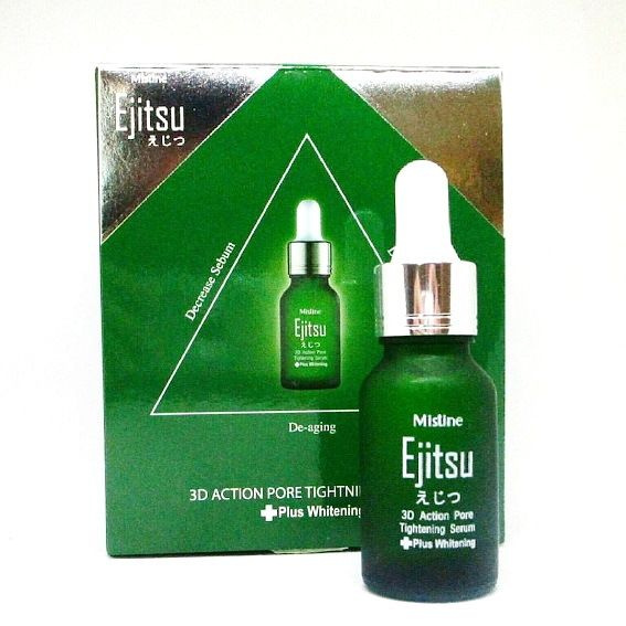 EJITSU 3D Action Pore Tightning Serum, Plus Whitening, Mistine (3D СЫВОРОТКА для сужения пор ...