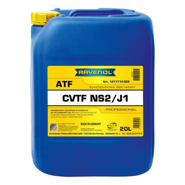 Масло АКПП RAVENOL CVTF NS2/J1 Fluid 20 литров 4014835719323 - купить ...