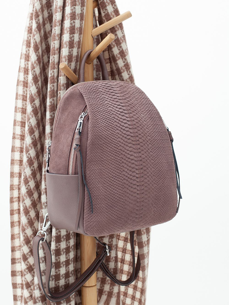 Рюкзак женский натуральная кожа замшевый NOSI SHARI купить на OZON по низкой цене (806288264)