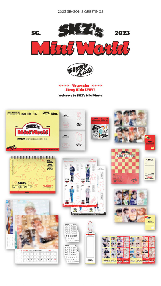 Audio CD Stray Kids - 2023 Seasons Greetings SKZ'S Mini World - купить ...