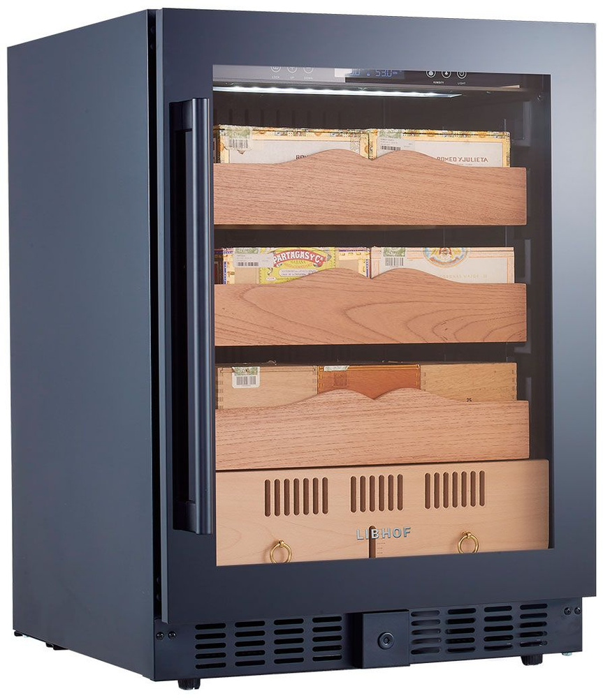 Сигарный шкаф Libhof BR-650 Black по низкой цене: отзывы, фото, характеристики в интернет ...
