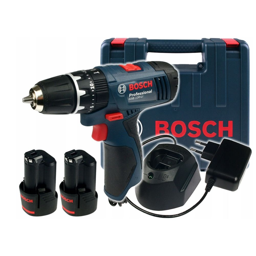 Дрель-шуруповерт Bosch GSB 120-LI, От аккумулятора - купить по низкой ...