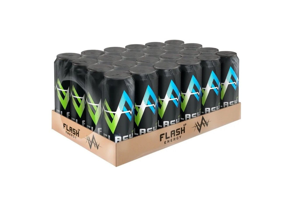 Flash Up Energy энергетический напиток Флеш Ап 0,45 л по 24 шт - купить ...