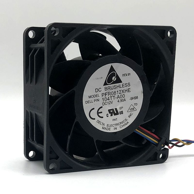 Delta 8038 DC 12v 8cm Суперкар нагнетатель 4.9A PFR0812XHE - купить ...