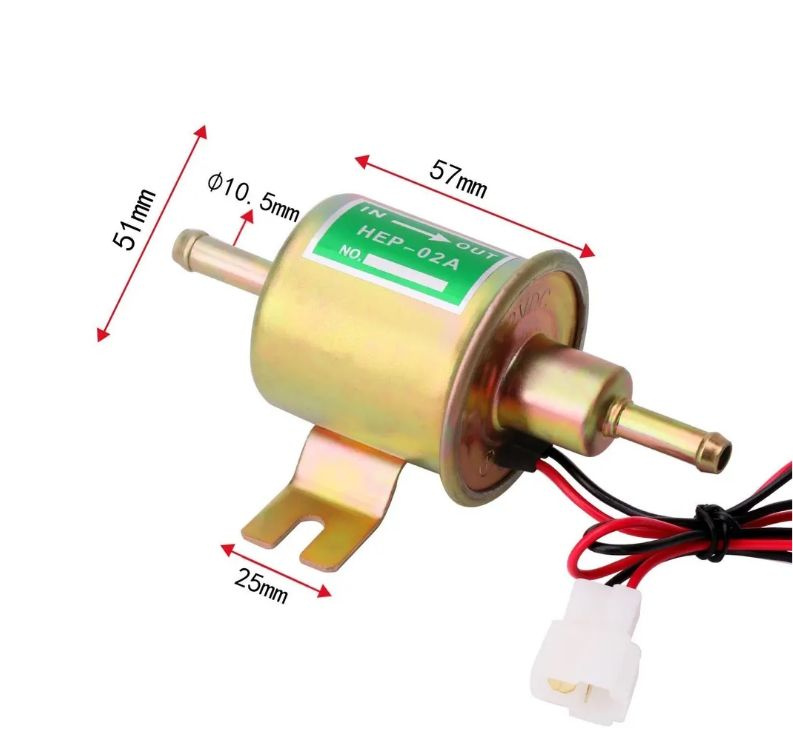Универсальный электрический топливный насос HEP-02A низкого давления ...