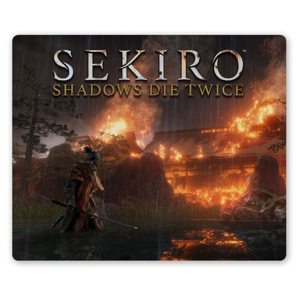 Коврик для мышки прямоугольный Sekiro: Shadows Die Twice Fire Fight ...