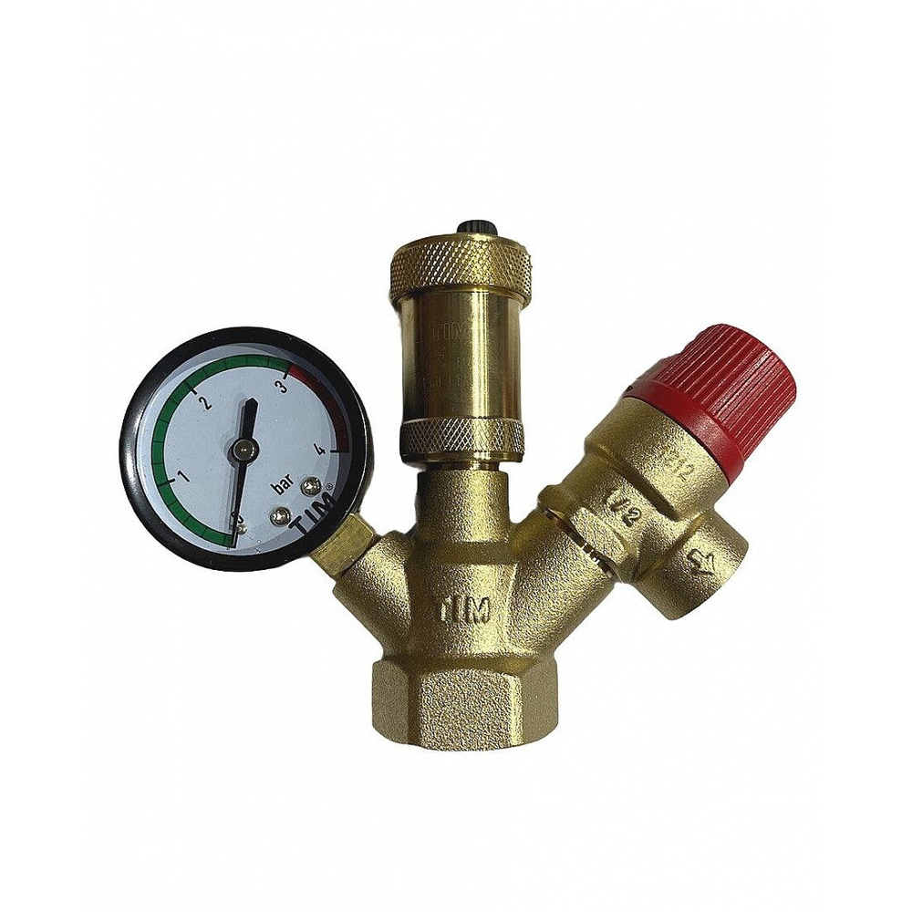 Группа безопасности TIM JH1024-3std, для котлов отопления, 1", без ...