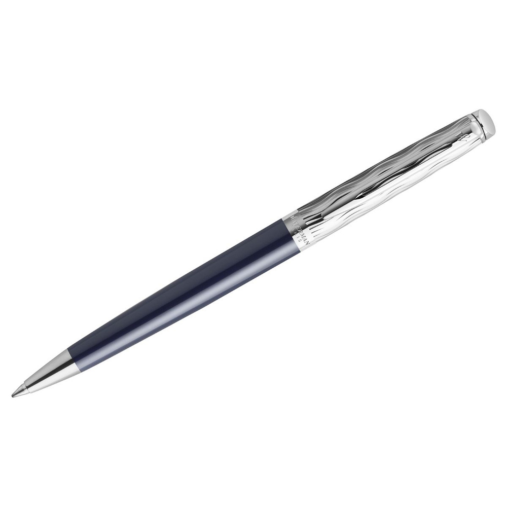 Ручка шариковая Waterman "H misph re SE Deluxe Blue CT" черная, 1,0мм ...