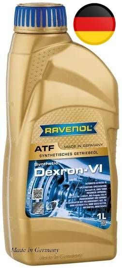 Трансмиссионное масло RAVENOL ATF Dexron VI, синтетическое, 1 л ...