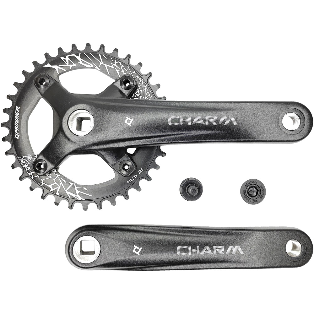 Система шатунов Prowheel MTB Race Charm, звезда AL7075 36T Narrow Wide ...