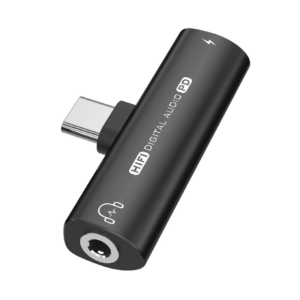 Адаптер для наушников 2в1 Usb Type C на C 3 5 мм цифровой декодер
