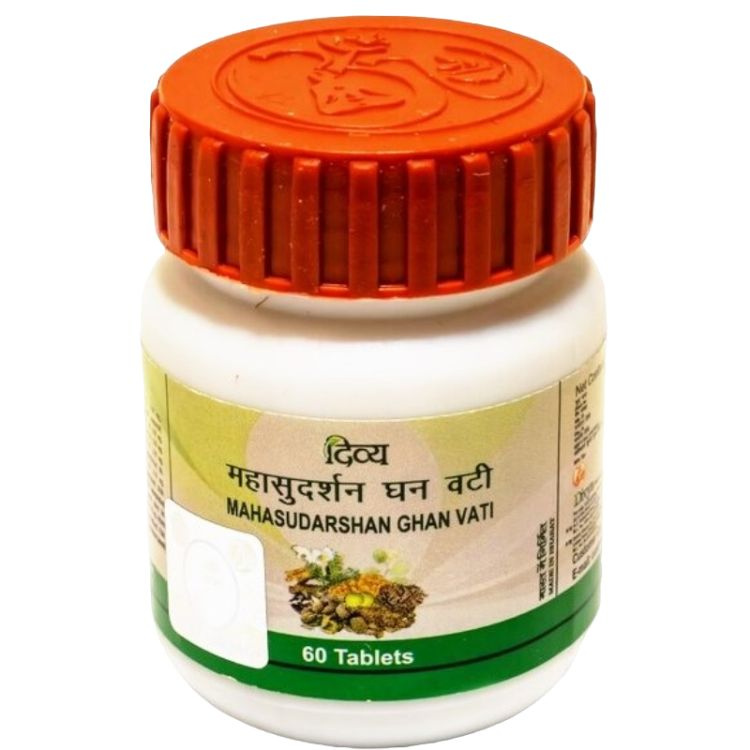 Махасударшан Гхан Вати Дивья (Mahasudarshan Ghan Vati Divya), 60 таб ...