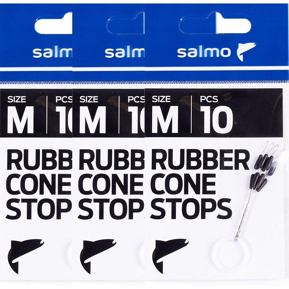 Стопор резиновый Salmo RUBBER CONE STOPS #002M Black (30 шт) - купить ...