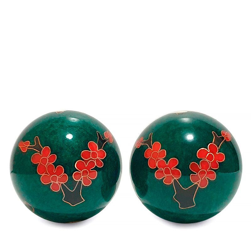 Поющие шары здоровья Баодин Сакура 45 мм зеленые — купить в интернет ...