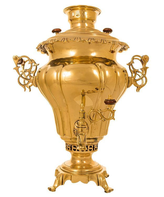 Самовар антикварный Баташева с медалями, формой дуля 7 литров, Ваш ...