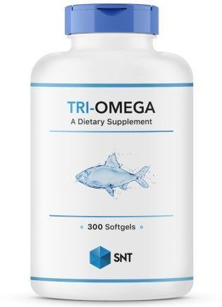 SNT TRI-OMEGA 500/250 Fish oil softgel ТРИ-ОМЕГА Рыбий жир 1470мг для ...