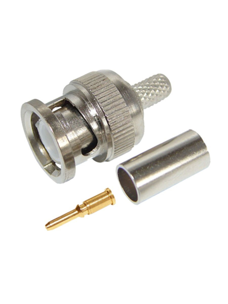 Разъем BNC штекер RG-6 обжим REXANT - купить с доставкой по выгодным ценам в интернет-магазине ...