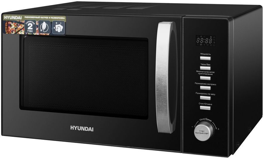 Микроволновая печь Hyundai HYM-D3028 Black/Silver купить на OZON по ...