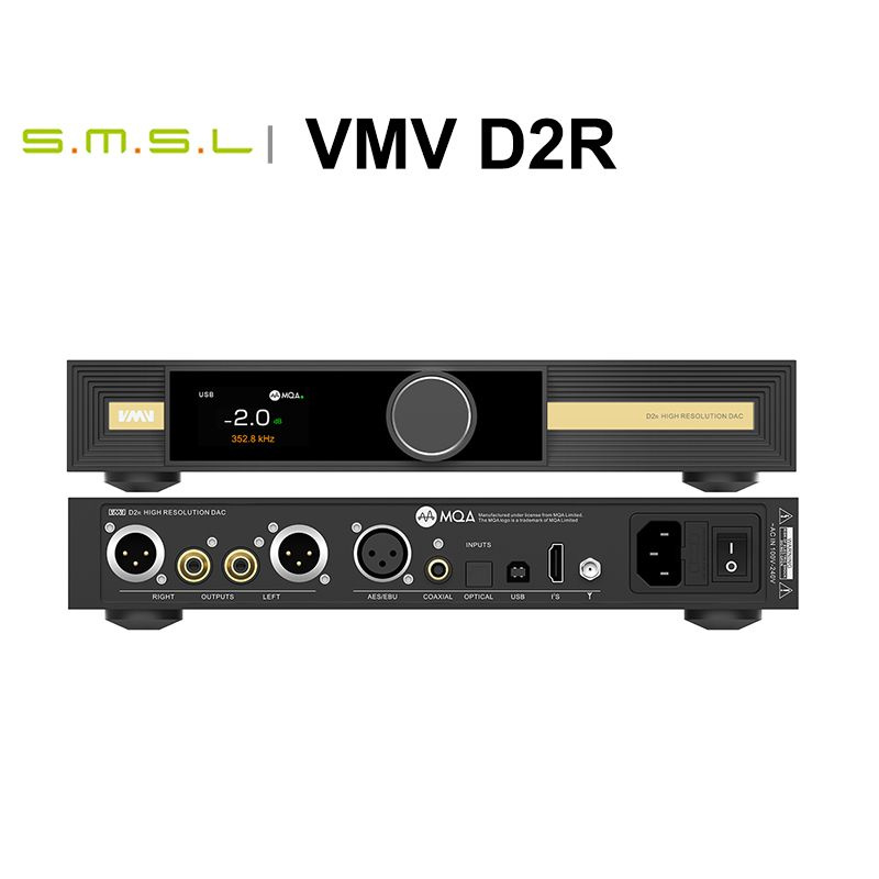 MQA DAC Цифровой декодер SMSL VMV D2R BD34301EKV чип Hi-Res Audio с ...