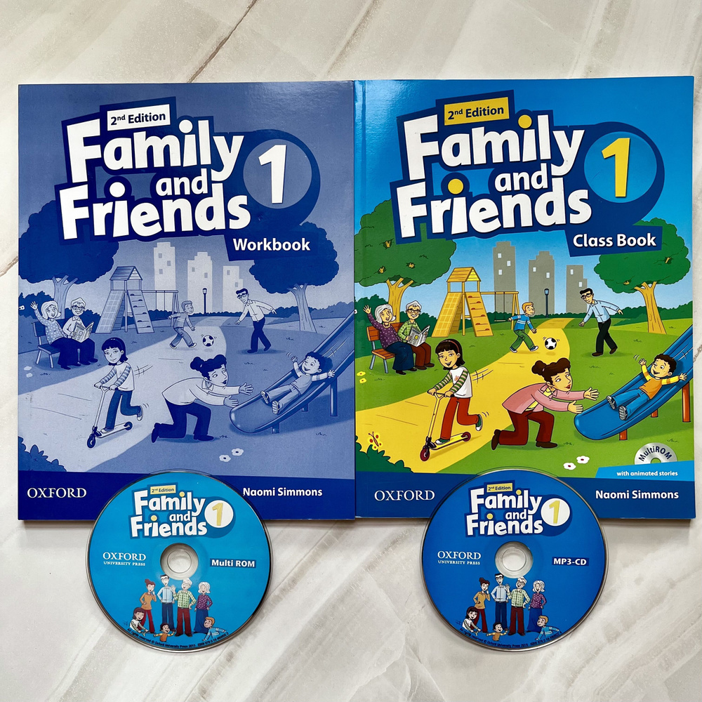 Family and Friends 1 2nd edition (Учебник + Рабочая Тетрадь + CD/DVD ...