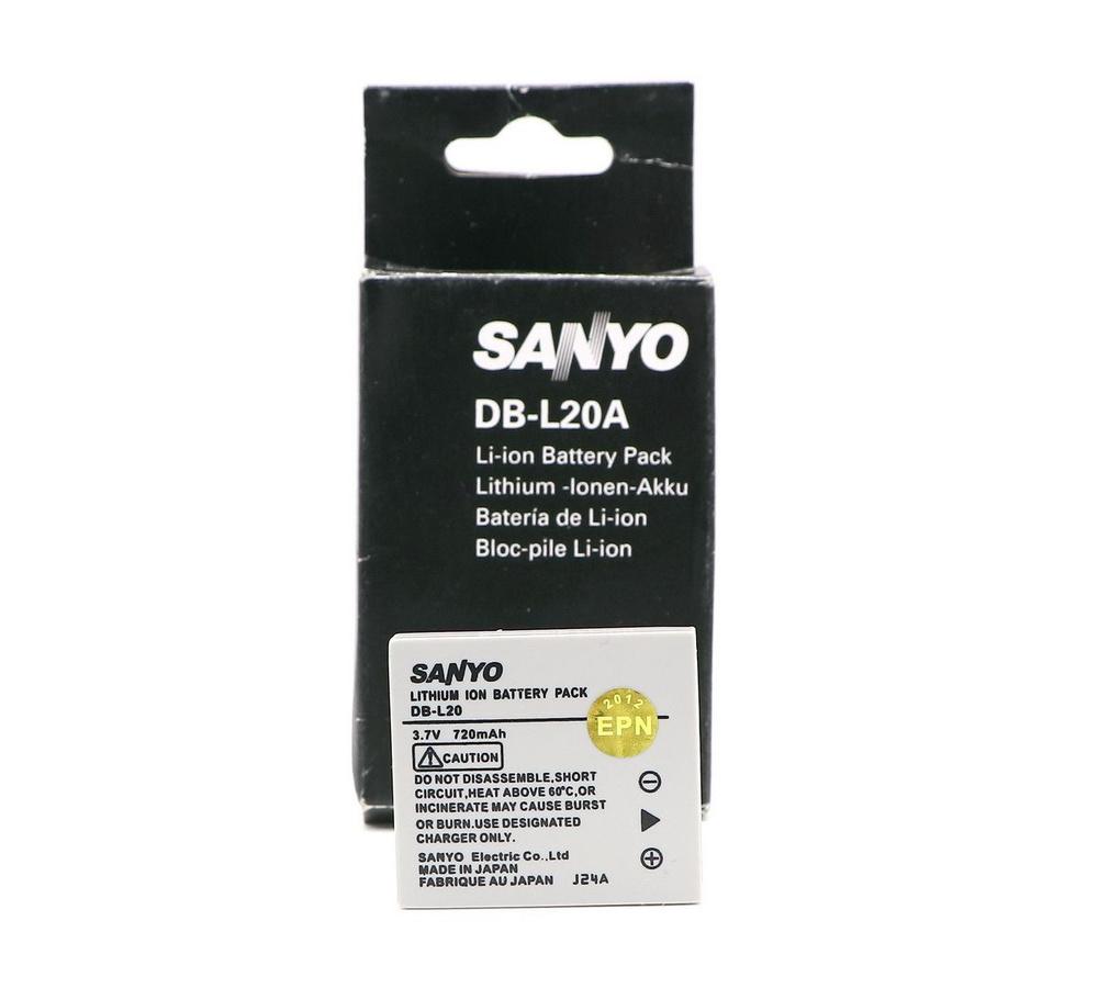 Аккумулятор Sanyo DB-L20A - купить с доставкой по выгодным ценам в интернет-магазине OZON ...