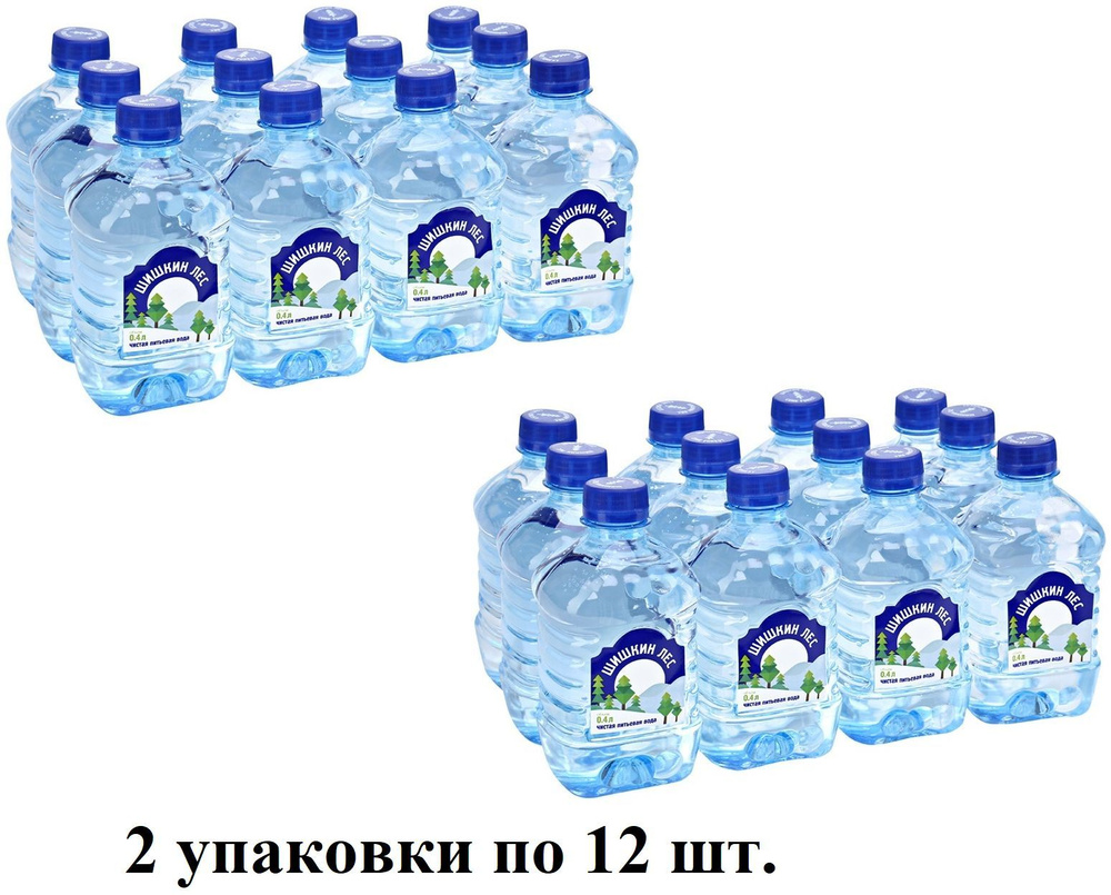 Шишкин лес Вода 400мл. 24шт - купить с доставкой по выгодным ценам в ...