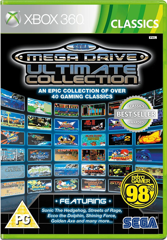 Игра SEGA Mega Drive Ultimate Collection (XBox 360, Английская версия ...