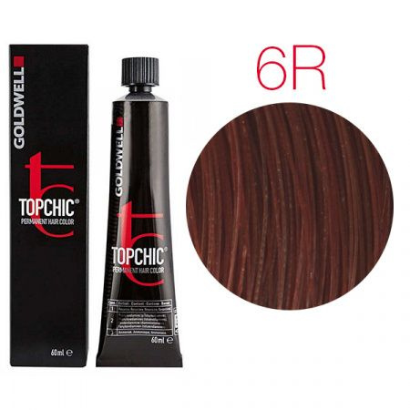 GOLDWELL TOPCHIC PERMANENT HAIR COLOR КРАСКА ДЛЯ волос 6R 60МЛ - купить ...