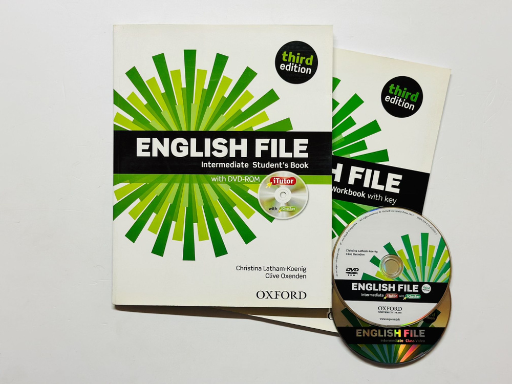 English File Intermediate 3rd (Third Edition) Student book + Workbook ...