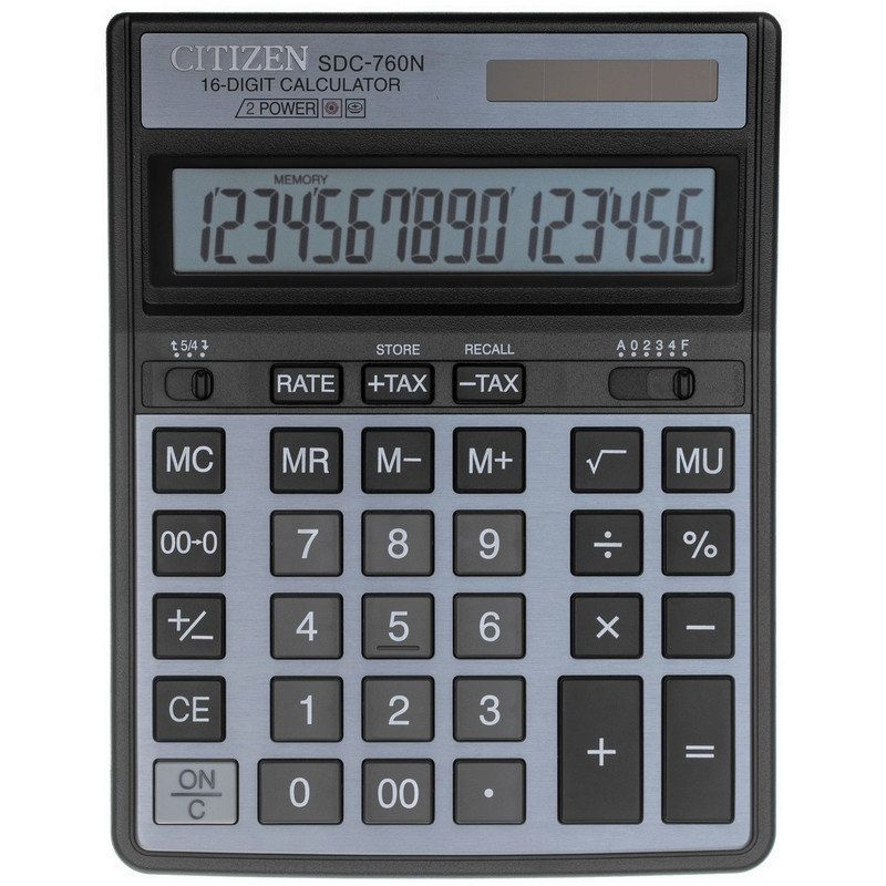 Калькулятор CITIZEN SDC-760N(U) - купить с доставкой по выгодным ценам ...