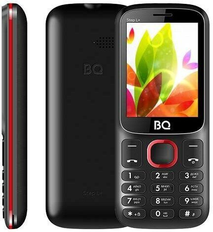Сотовый телефон BQ 2440 Step L+ Black+Red купить на OZON по низкой цене (1354389976)