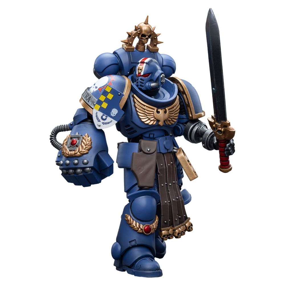 Фигурка Warhammer 40K Ultramarines Lieutenant with Power Fist 1:18 ...