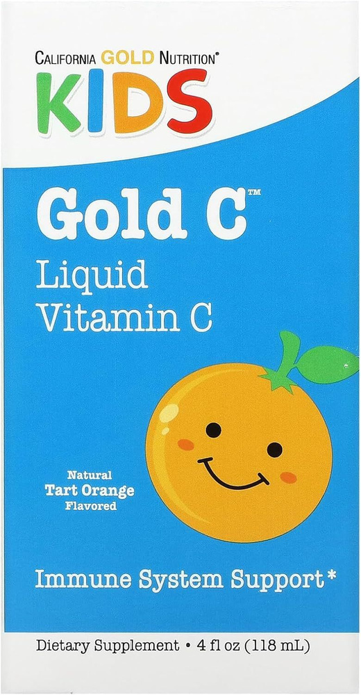 California Gold Nutrition, витамин C в жидкой форме для детей, класса ...