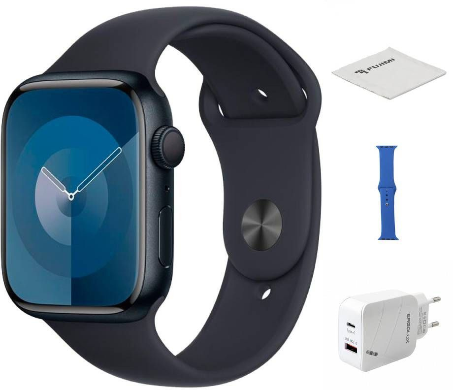 Купить смарт-часы Apple Watch Series 9 GPS 41mm Midnight Aluminium Case ...