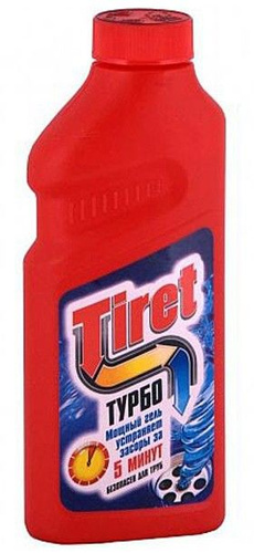 Tiret Turbo средство жидкое для канализационных труб 1л - купить с ...