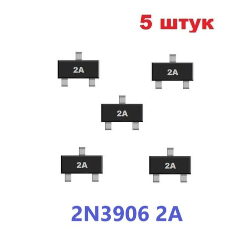 2N3906 2A транзистор (5 шт.) SOT23 SMD MMBT3906 схема FMMT591 ...
