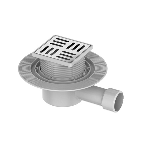 Трап для душа Gappo G81010-5, нержавеющая сталь, 100 x 100 мм, сатин ...