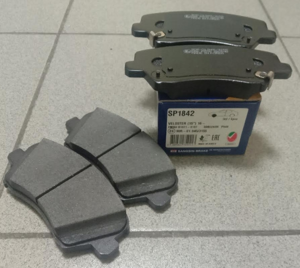 Sangsin Brake Колодки тормозные Передние, арт. SP1842 купить на OZON по ...