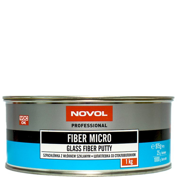 NOVOL FIBER MICRO Шпатлёвка со стекловолокном (1,0 кг) купить на OZON ...