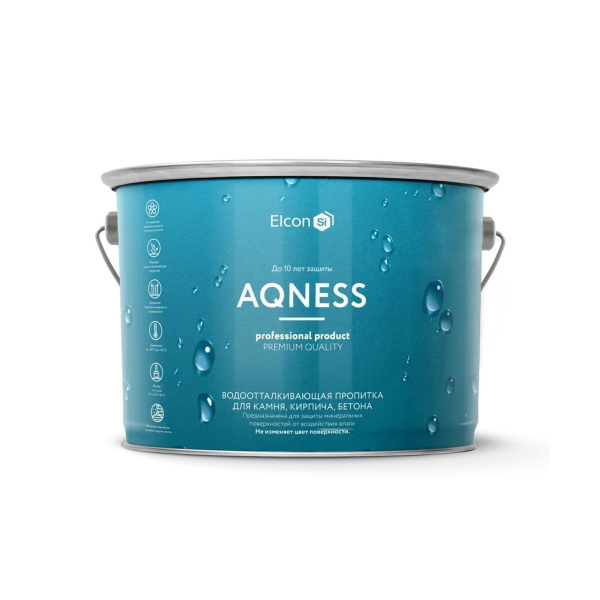 Elcon Защитная лазурь, Силоксановая, Матовое покрытие, 9 л, прозрачный купить на OZON по низкой ...