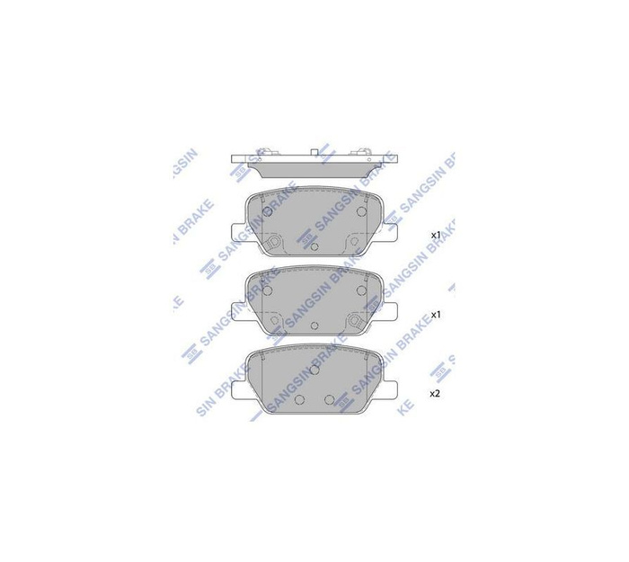 Колодки тормозные Sangsin Brake SP1915 - купить по низким ценам в ...