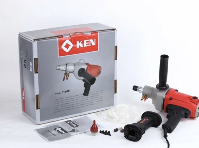 Дрель алмазного бурения Ken 6110b 1400 Вт 2000 об/мин - купить в ...