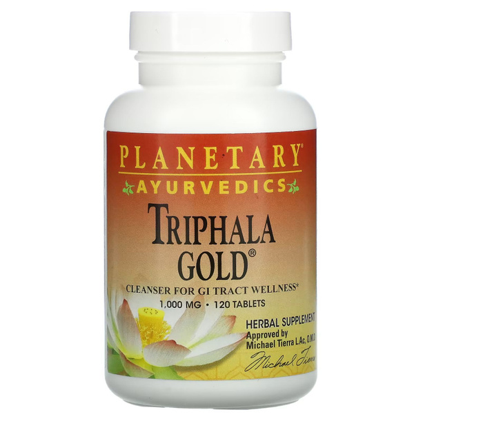 Трифала Gold Planetary Herbals Triphala 1000 мг 120 таблеток - купить с ...