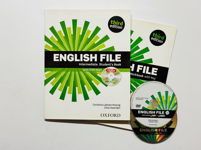 English File Intermediate (Third Edition) Student book + Workbook + CD - купить с доставкой по ...