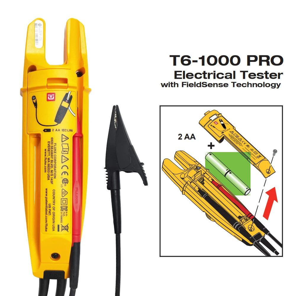Электрический тестер Fluke T6 1000 Pro True RMS Цифровой ...