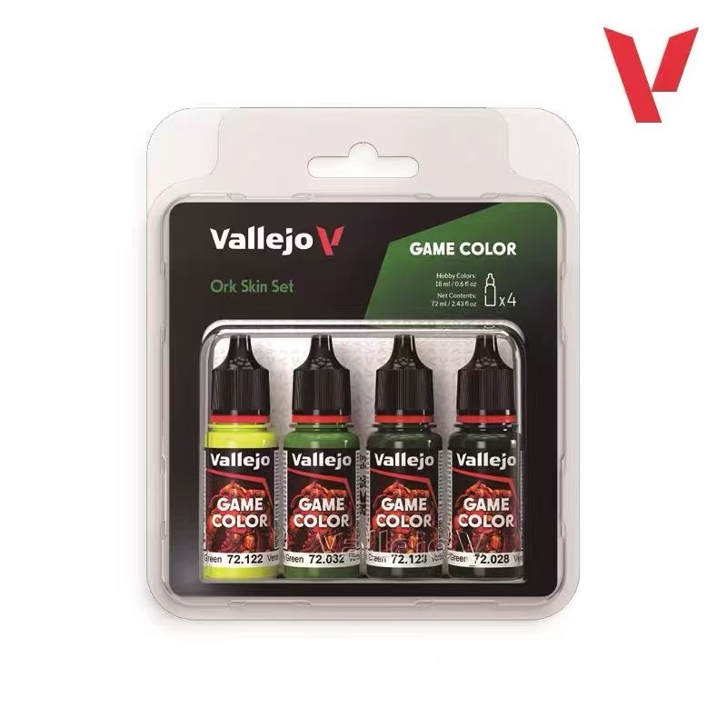 Краски акриловые для моделирования Vallejo серии Game color - Ork Skin ...